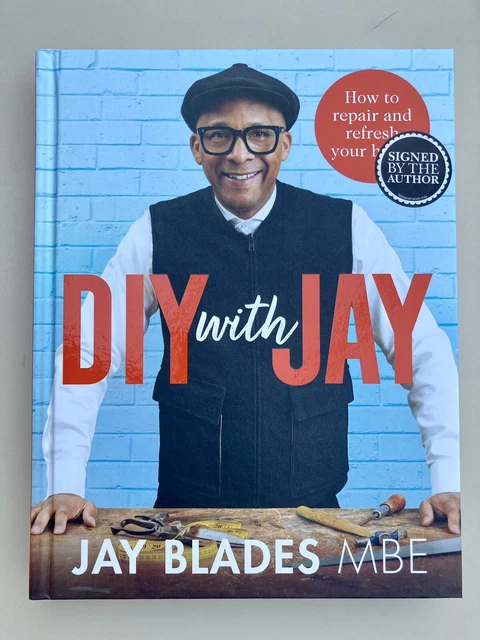 DIY WITH JAY by Jay Blades - Hand Signed by Jay Blades - SENT SAME DAY ...