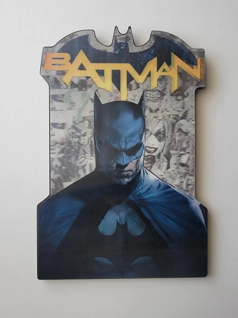 OPEN ROAD BRANDS Batman Lenticular 3D Holograph Wooden Wall Plaque ...