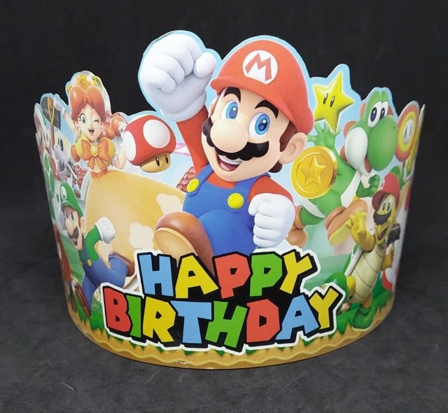 SUPER MARIO BROS Happy Birthday Banner/ Mario Bros Birthday/ Mario ...