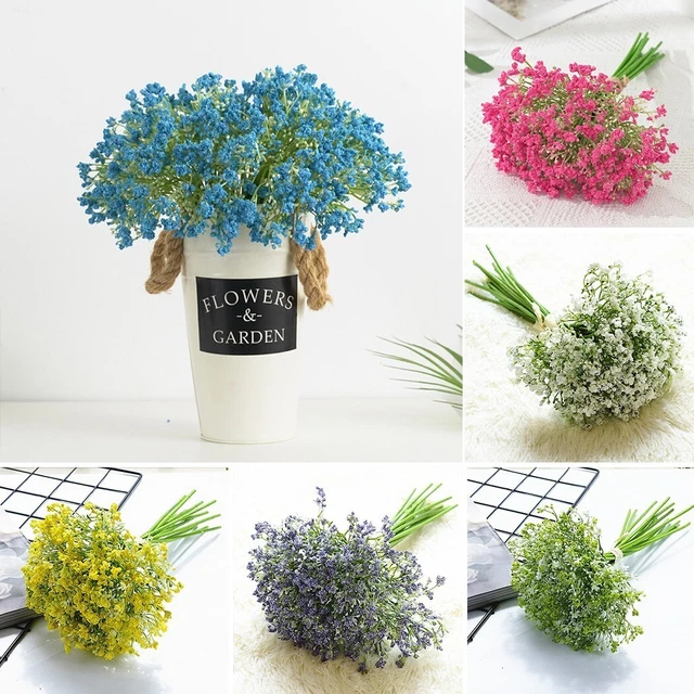 ARTIFICIEL GYPSOPHILE SOUFFLE Bouquet Soie Faux Fleur Mariage Maison ...