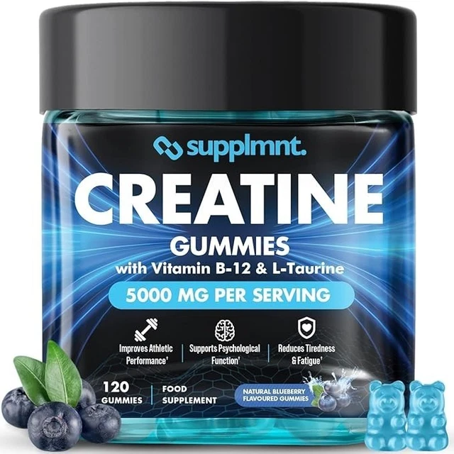 CREATINE GUMMIES 5000MG Lab-Tested 120ct Max Strength Muscle Growth ...
