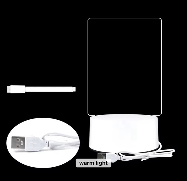 REWRITABLE CREATIVE LED Message Board and Pen - Perfect Gift £11.00 ...