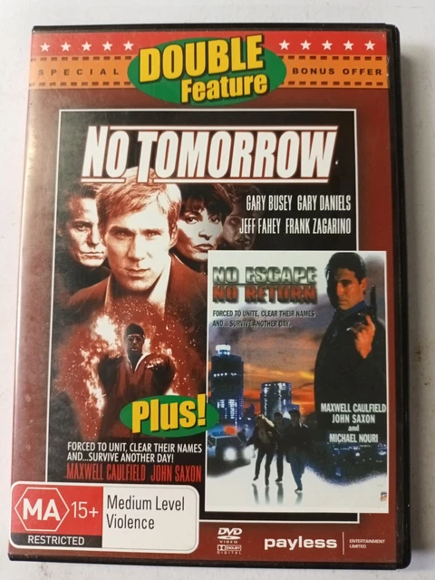 NO TOMORROW /NO Escape No Return (DVD) Region Free Gary Busey, Gary ...