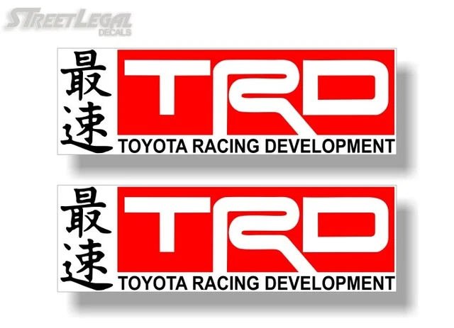 2 TRD 9& Vinyl Decals Car JDM Performance Stickers $5.72 - PicClick