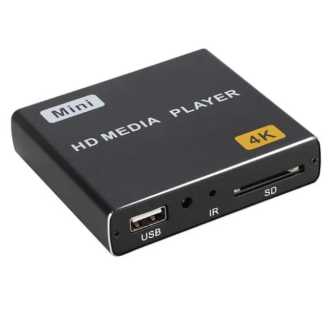 LECTEUR MULTIMÉDIA D 4K 1080P avec Clé USB/Cartes Prise UE A3A12026 EUR ...