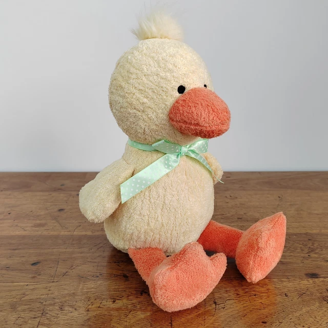 TESCO CHICK DUCK Bird Chenille Plush Soft Toy 2005 Yellow 13" Large £34 ...