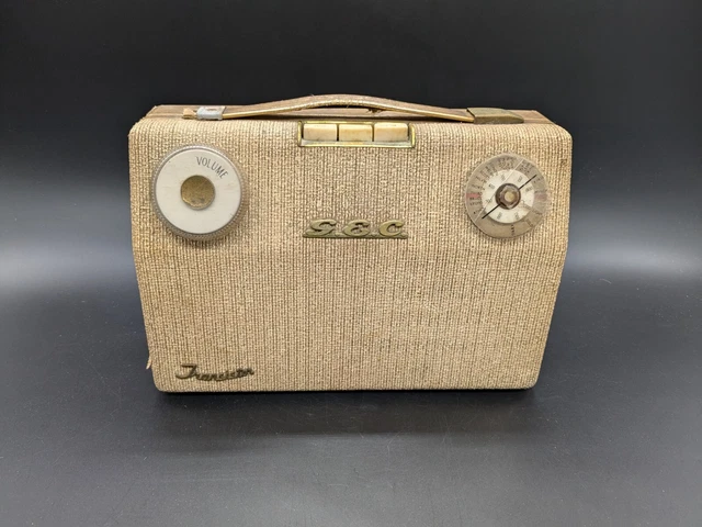 VINTAGE GEC TRANSISTOR Radio 1960s Untested Prop Film TV £14.99 ...