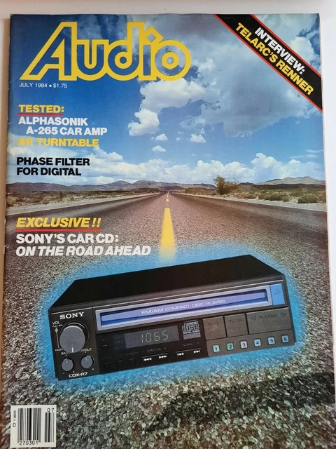 VINTAGE JULY 1984 Audio Magazine High Fidelity Electronics ...