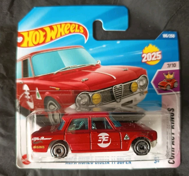 HOT WHEELS ALFA Romeo Giulia TI Super Compact Kings 7/10 EUR 2,98 ...