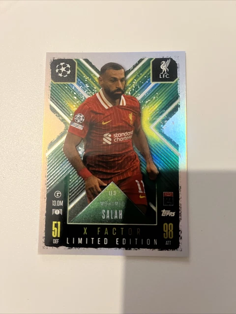 MATCH ATTAX EXTRA 24/25 : Mohamed Salah/ X Factor LE #LE 3 £2.95 ...