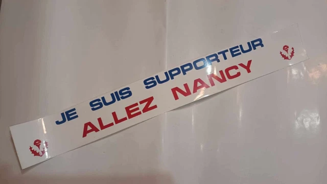 STICKER AUTOCOLLANT ANCIEN asnl foot nancy as nancy lorraine EUR 3,00 ...