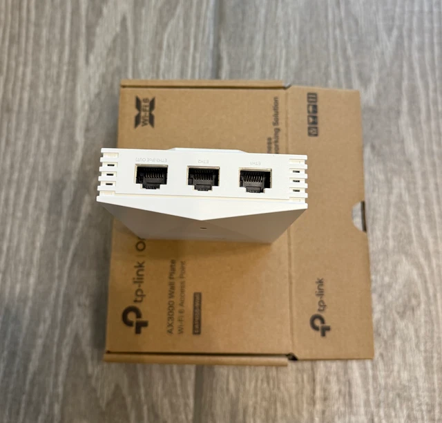 TP-LINK EAP655-WALL | AX3000 Wireless Gigabit Wall-Plate Wi-Fi 6 Access ...