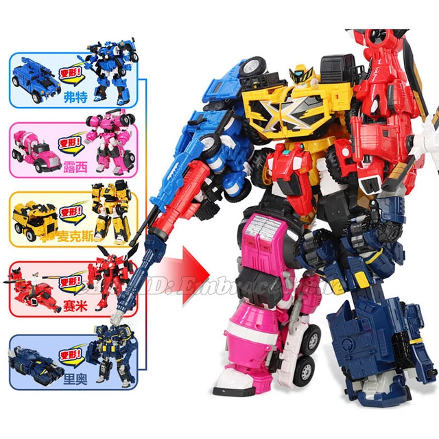 MINIFORCE PENTA X BOT PENTATRON Volt Semi Lucy Max Leo 5-Robots Full ...