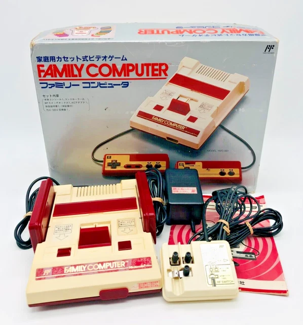 NINTENDO FAMICOM FAMILY Computer Console Boxed HVC-001 Tested $196.70 ...