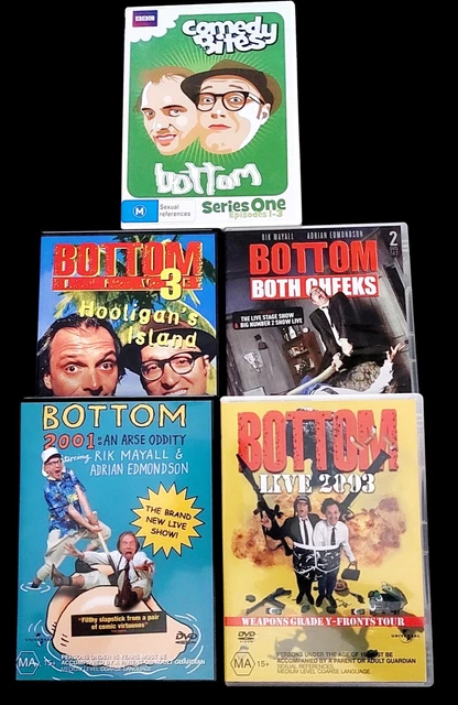 BBC'S BOTTOM SERIES 1 & 4 Various Live Shows Starring Rik Mayall Region ...