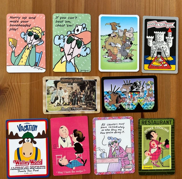 ORIGINAL SWAP PLAYING cards cartoon comic people advertising humour EUR ...