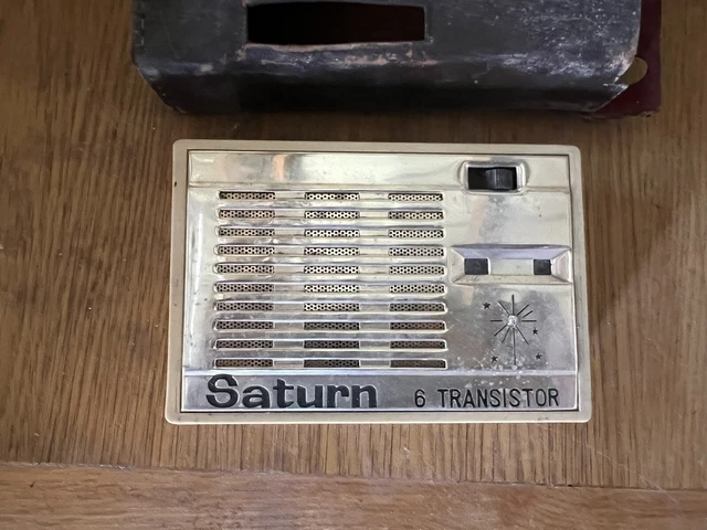 SATURN POCKET TRANSISTOR Radio Model 456 - 1960’s Retro Item EUR 35,75 ...