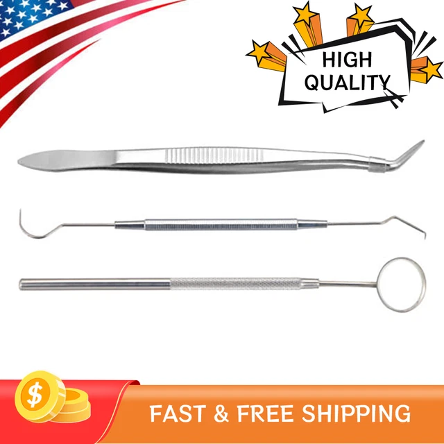 DENTAL MERIAM TWEEZER Exam Pack Basic Diagnostic Instruments Kit ...