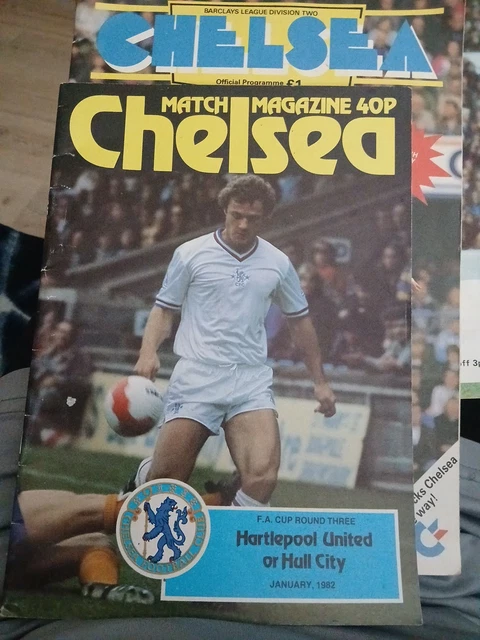 CHELSEA FC FOOTBALL programmes x 5 from the 1970s & 1980s £1.09 ...