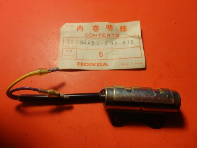 NOS NEW OEM Original Honda Cb450 Cb500 Cb350 Cl350 Sl350 Condenser ... NOS NEW OEM Original Honda Cb450 Cb500 Cb350 Cl350 Sl350 Condenser ...