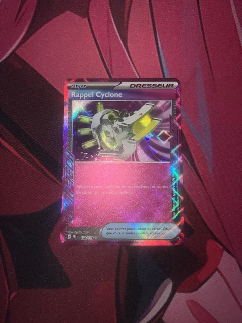 CARTE POKÉMON RAPPEL Cyclone 128/131 PRE SV8.5 Evolutions Prismatiques ...