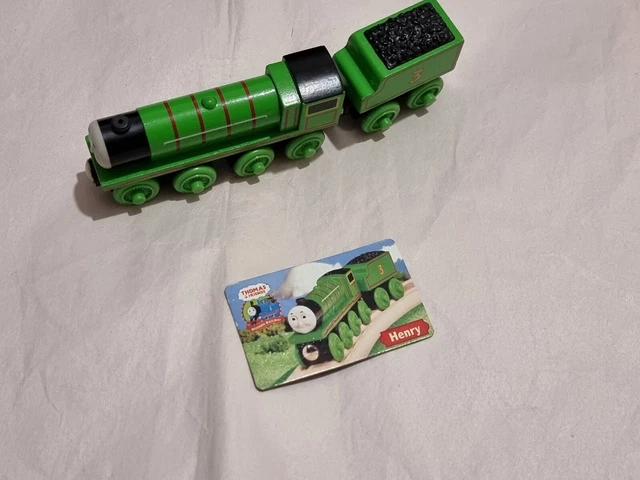 THOMAS THE TANK Engine & Friends WOODEN HENRY WOOD TRAIN + COLLECTOR ...