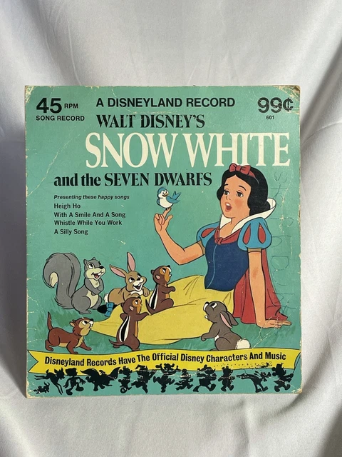 Walt Disneys Snow White And The Seven Dwarfs Disneyland Wb Vinyl Record
