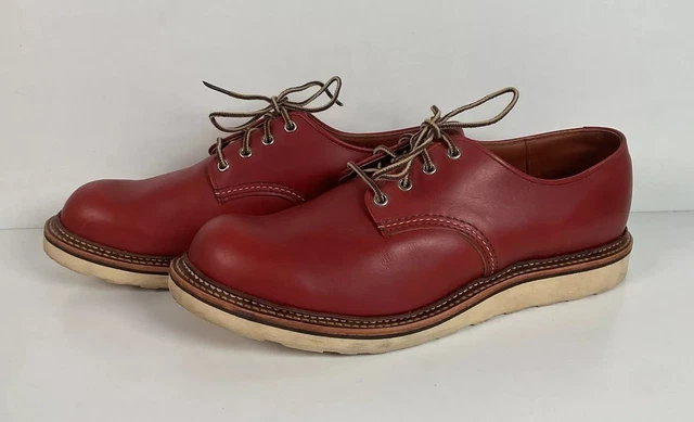 RED WING WORK Oxford Shoes 13 D USA Made Style 8001 Oro Russet £313.87 ...