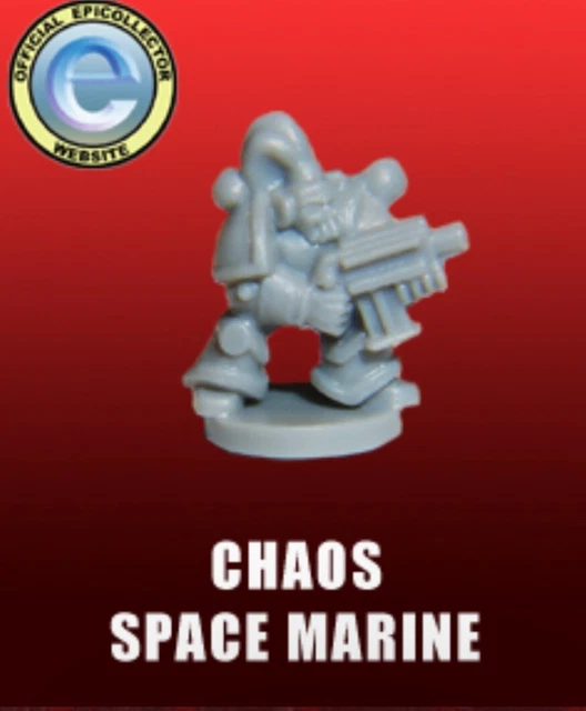 WARHAMMER EPIC 40K - 50 Plastic Chaos Marines #6 £38.36 - PicClick UK