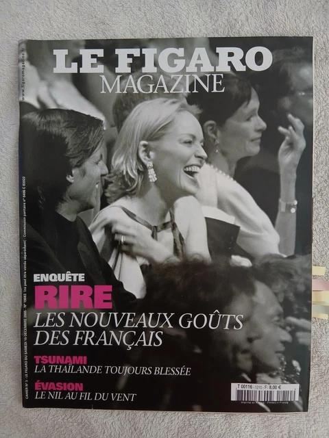 FIGARO MAGAZINE 10/12/2005 Festival Sharon Stone Tsunami Thailande ...