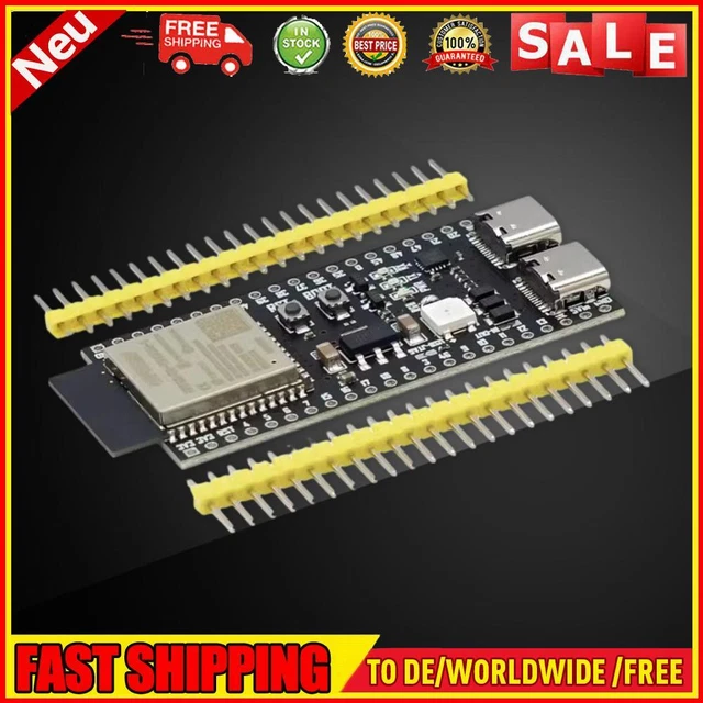 ESP32/ ESP32-S3/ESP32-C3 DEVELOPMENT Board N16R8 N8R2 ESP32C3 ESP32-S3-DevKitC-1 EUR 7,69 ...
