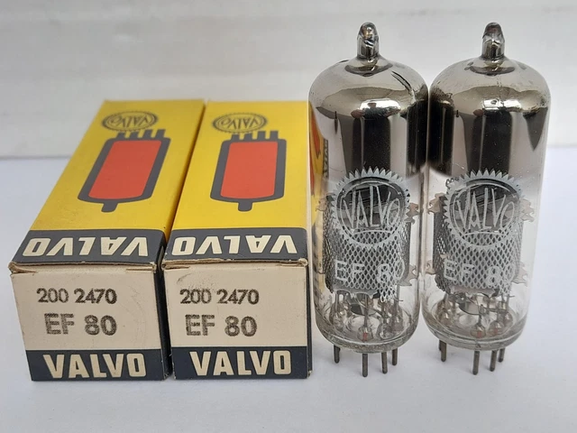 2X EF80 TUBES Valvo / Philips / Lorenz - new / NOS - EF 80 £15.67 ...