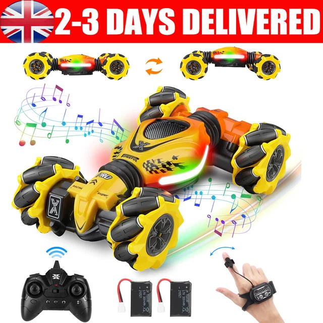 4WD 360° RC Stunt Car Hand Gesture Off-Road Sensing Car Toy Remote ...