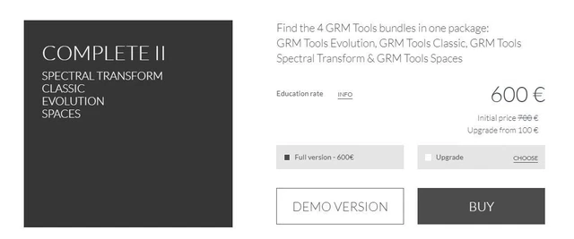INA-GRM TOOLS COMPLETE II, Genuine License, Unregistered, New EUR 354,69 - PicClick IT