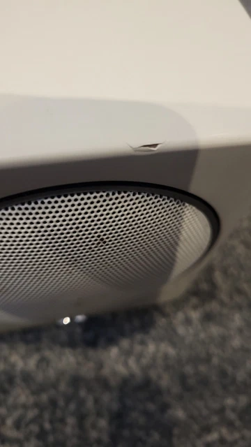 PAIR WHITE BOXED Monitor Audio Radius 45 with brackets (small dints on ...