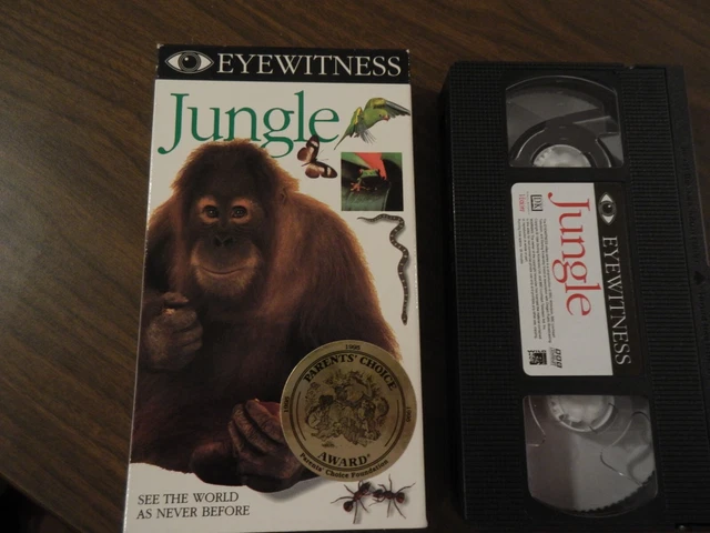 MARTIN SHEEN EYEWITNESS Kids Educational School Vhs Tape Jungle 1994 ...