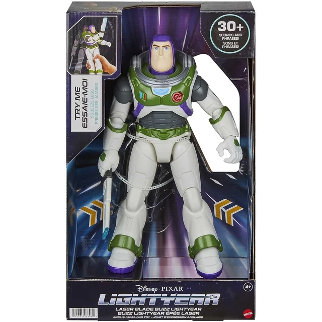 BUZZ LIGHTYEAR ACTION Figure with Motion Lightyear Toys Talking 12inch ...