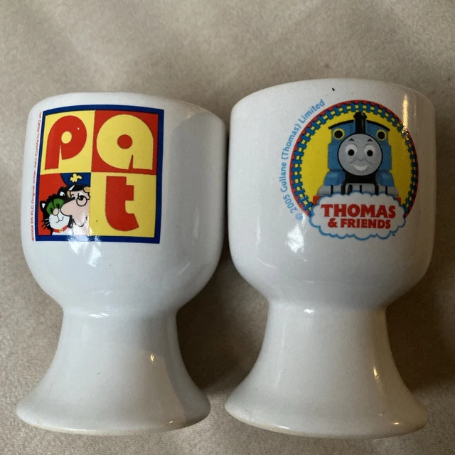 THOMAS THE TANK Engine & Friends / Postman Pat EGG CUP £5.00 - PicClick UK