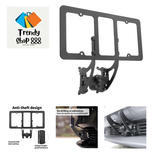 THE ORIGINAL LOCKABLE License Plate Holder for 2020-2024 Tesla Model Y ...