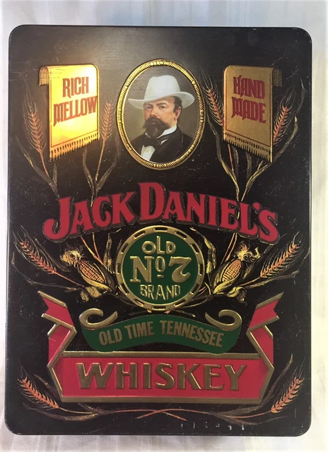 VINTAGE, JACK DANIEL'S Old No 7, Two Bottle Collectible Tin Container ...