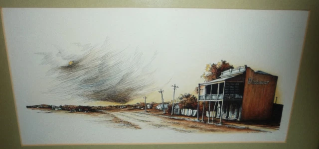 VINTAGE WATERCOLOUR BY Australian Artist Val Anderson Titled ...