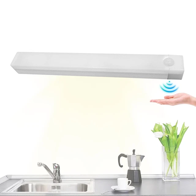 3X PUNCH-FREE SMART Sensor Magnetic Rechargeable LED Lights Sensor ...