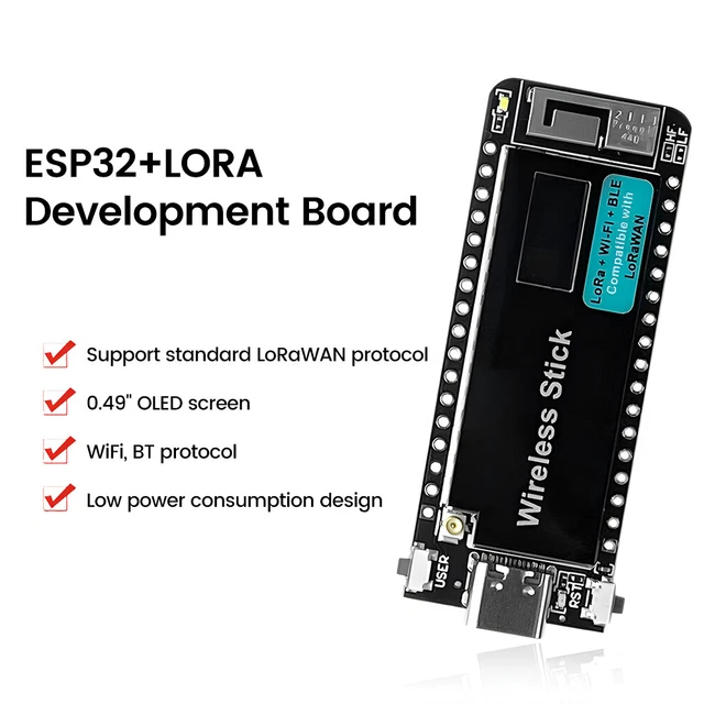 ESP32-S3 STICK WIRELESS V3 LoRa WIFI Bluetooth scheda di sviluppo 0,49 pollici OLED EUR 24,77 ...