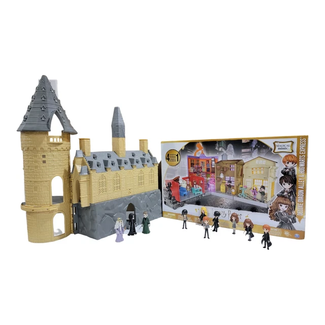 WIZARDING WORLD HARRY Potter Magical Minis Hogwarts Castle + 4 NEW ...