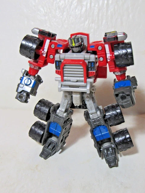 TRANSFORMERS CYBERTRON OPTIMUS Prime Complete Deluxe Primus Unleashed 5 ...