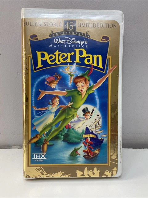 DISNEY’S PETER PAN VHS Video Tape Masterpiece Edition Clamshell BUY 2 GET 1 FREE £7.63 - PicClick UK