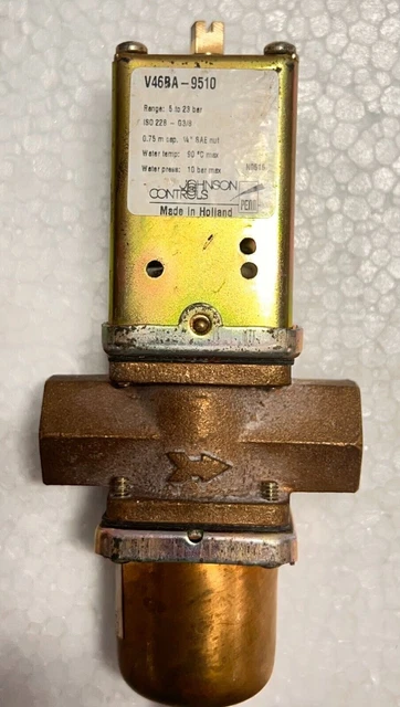 JOHNSON CONTROLS V46BA-9510 WATER CONTROL VALVE SEA WATER £394.36 ...