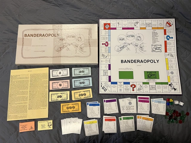 VINTAGE BANDERAOPOLY BANDERA Opoly Texas Board Game 100% Complete £35. ...