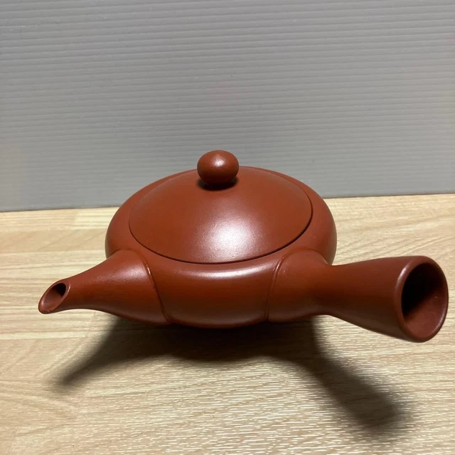 SHOWA VERMILLION YOKOTE Tokoname Ware Teapot 15cm Retro Vintage Used ...