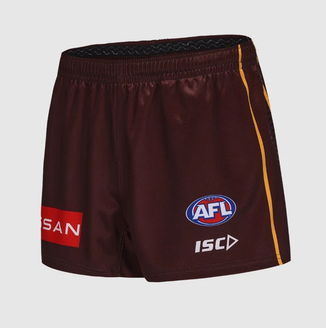 HAWTHORN HAWKS 2025 AFL ISC Mens Home Player Shorts | Brown Gold by ...